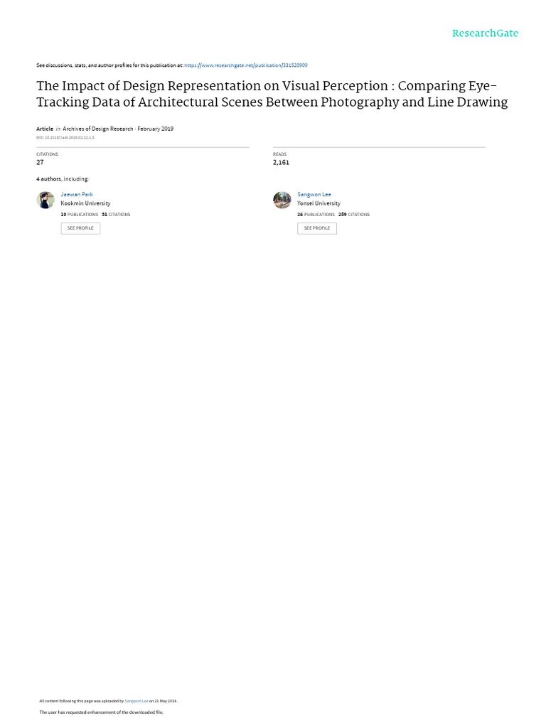 The Impact of Design Representation On Visual Perception Comparing Eye ...