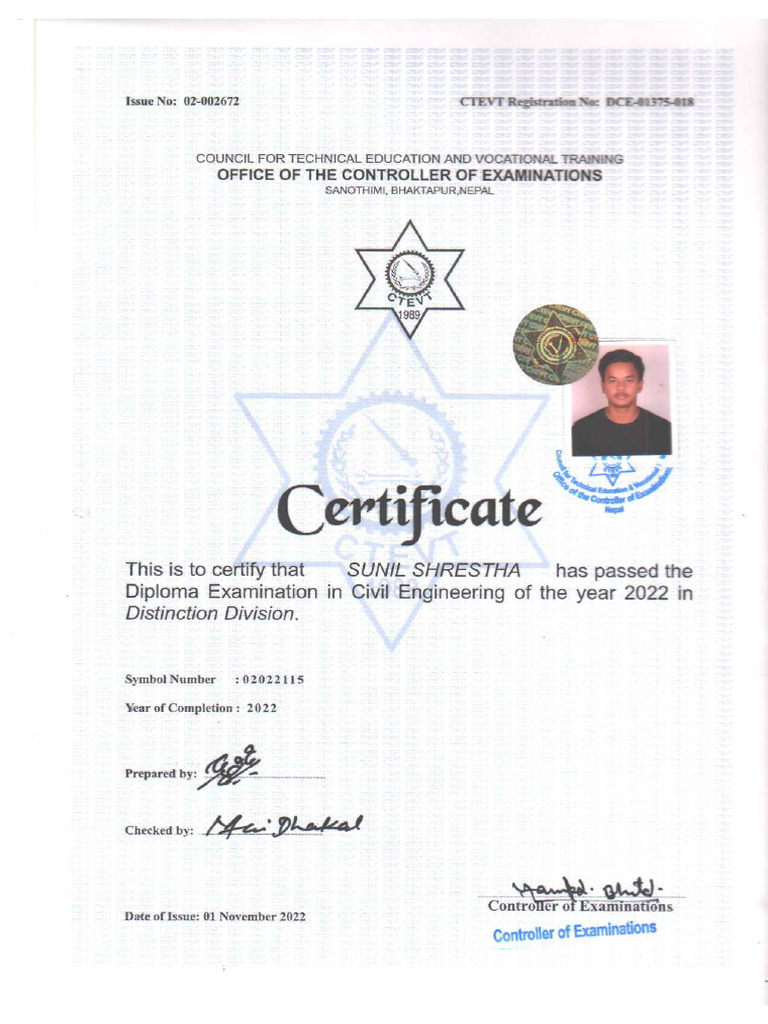 Diploma Certificate&Marksheet PDF | PDF