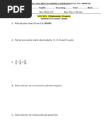 MidYIS Year 8 Practice Test | PDF | Mathematics