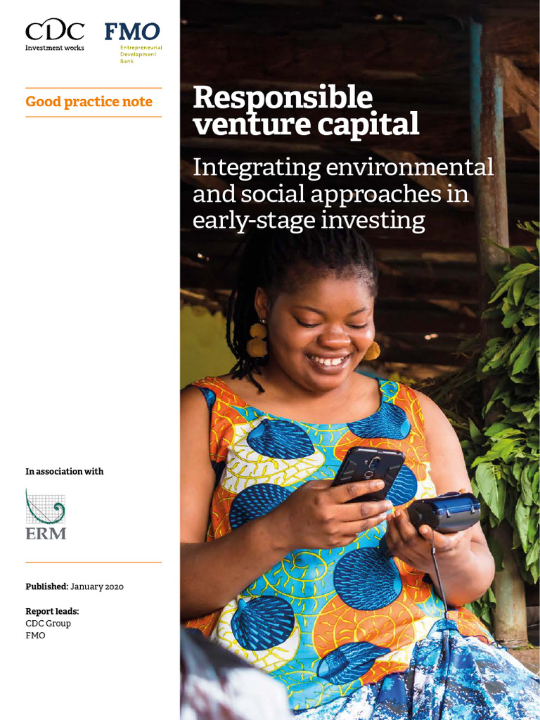 CDC FMO REsponsible Venture Capital 2020 - DIGITAL | PDF | Venture ...
