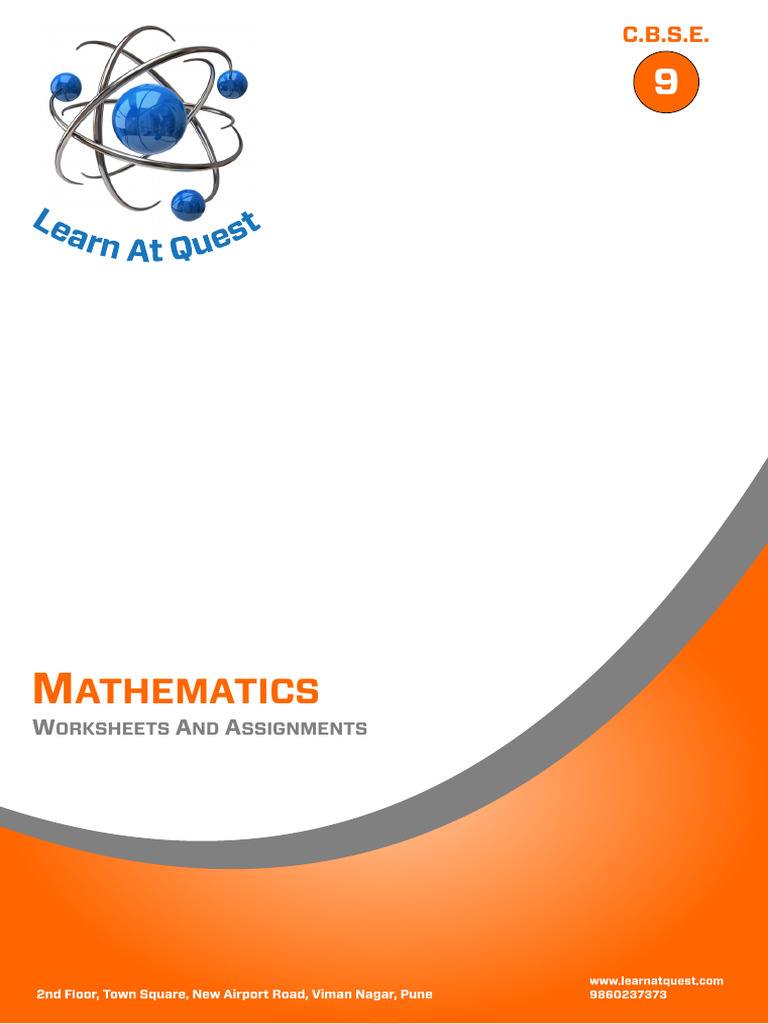 QUEST-BOOK-CBSE-9-Maths_250302_115851 | PDF | Area | Geometry