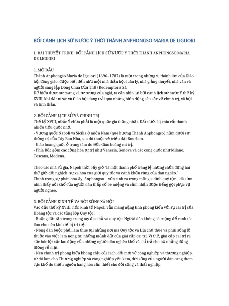 Boi Canh Lich Su Y Thoi Thanh Anphongso | PDF
