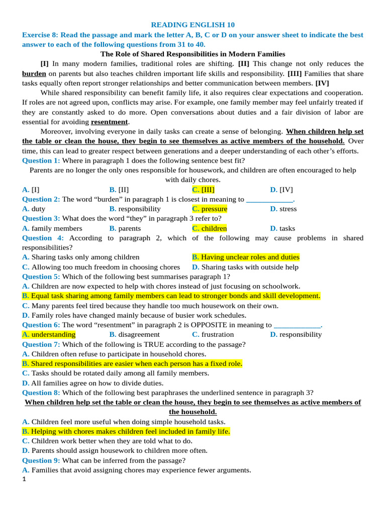 Key Reading English 10 | PDF | Carbon Footprint | Carbon Dioxide