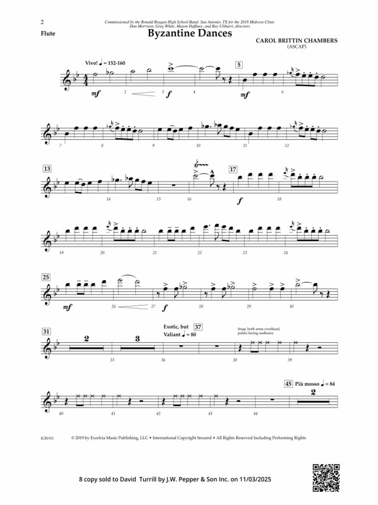 Byzantine Dances All Parts | PDF