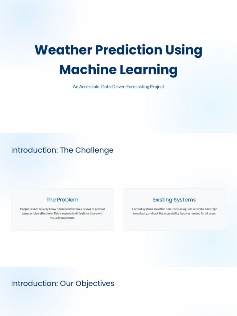 Weather Prediction Using Machine Learning | PDF