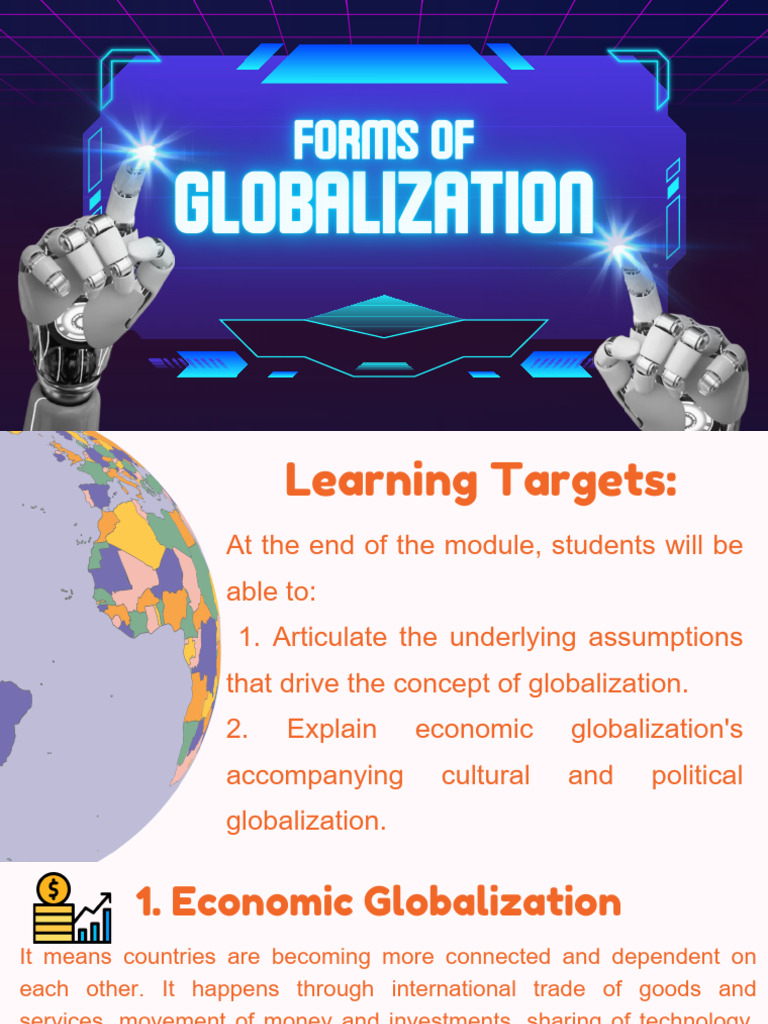 Module 3-Forms of Globalization | PDF | Globalization | Economic ...