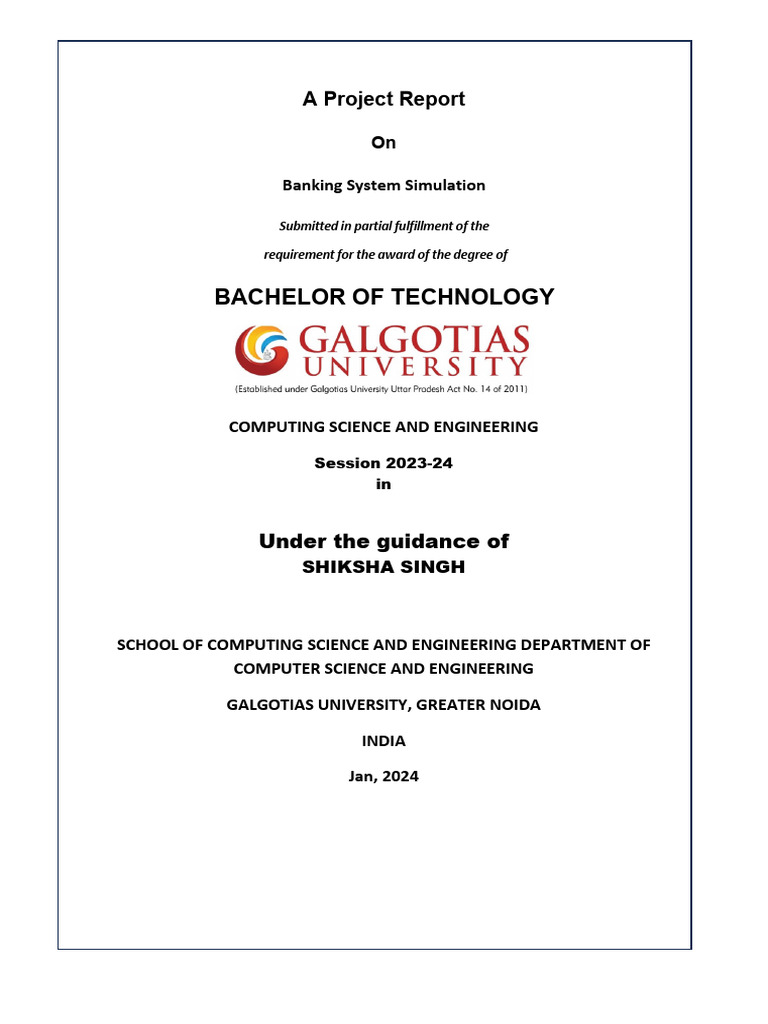 Bank Management System Project Report | PDF | Databases | Use Case