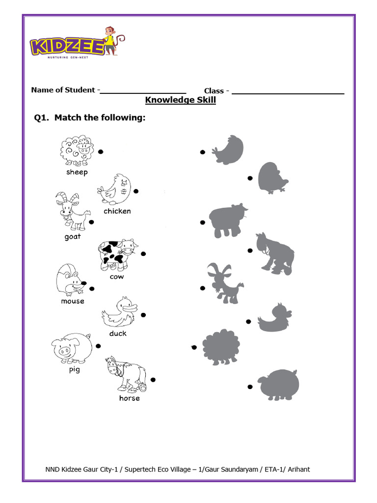 Nursery Culmination Practice Sheet | PDF