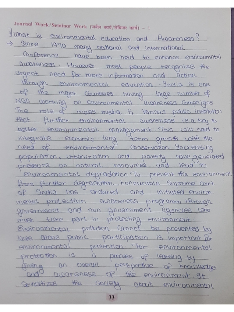 EVS Project Question 1 To 5 | PDF