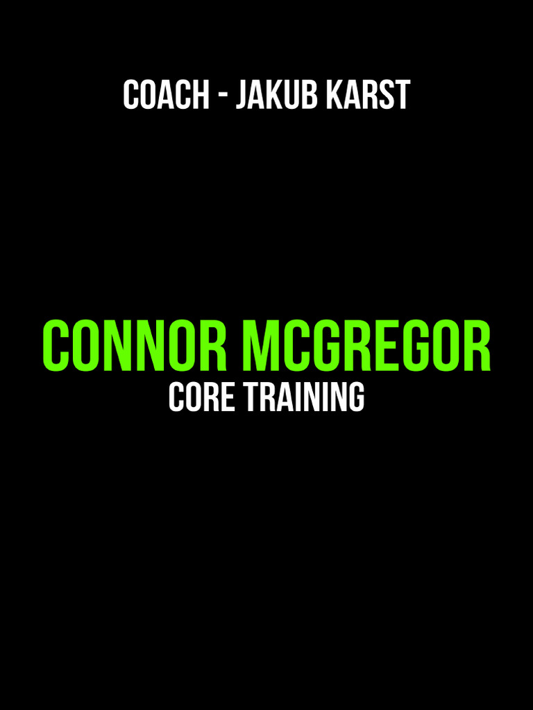 Connor Mcgregor Eu | PDF