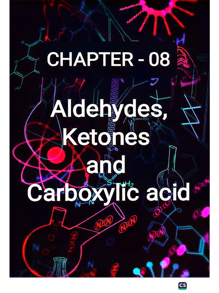 12Chem_Ch08- Aldehydes, Ketones and Carboxylic Acid | PDF