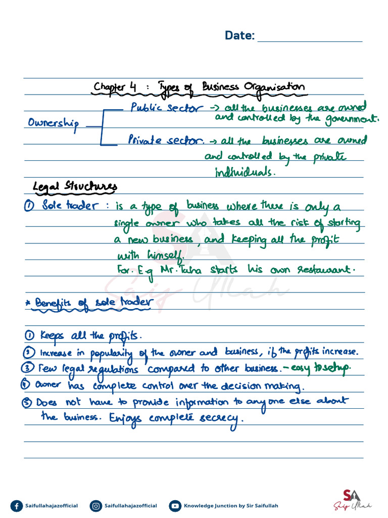 Chapter 4 Types of Business Structure | PDF | Franchising | Private Law