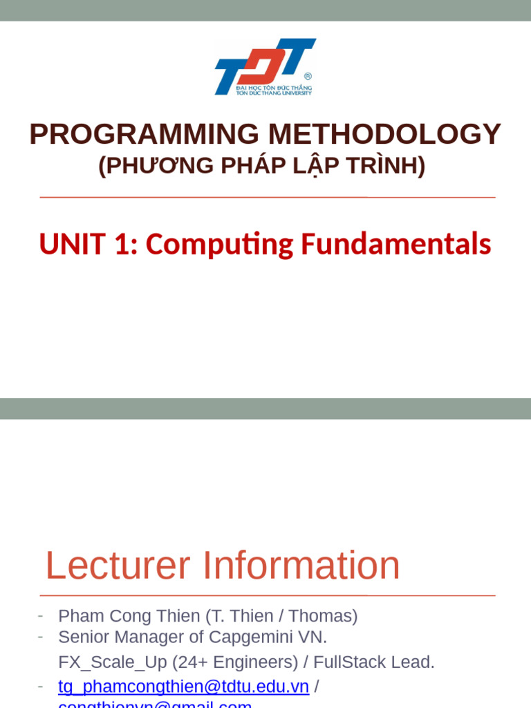 Unit1 Computing Fundamentals | PDF | Computer Programming | Source Code