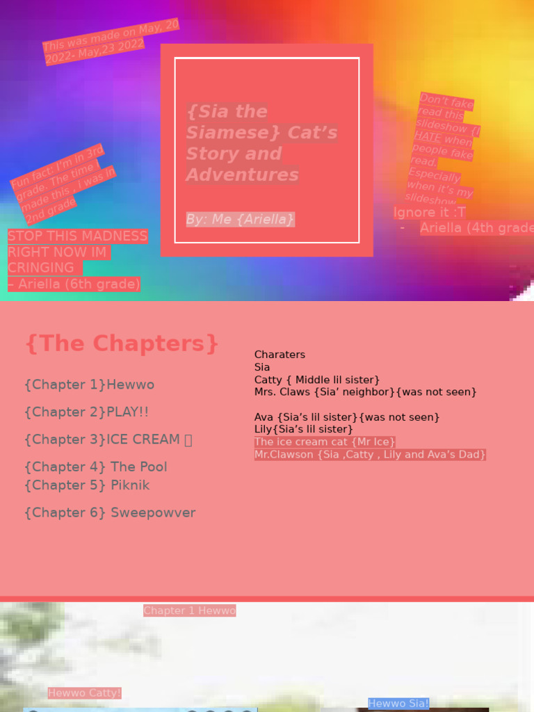 Sia The Siamese Cat's Story and Adventures (NEW CHAPTER!!! WIP) | PDF