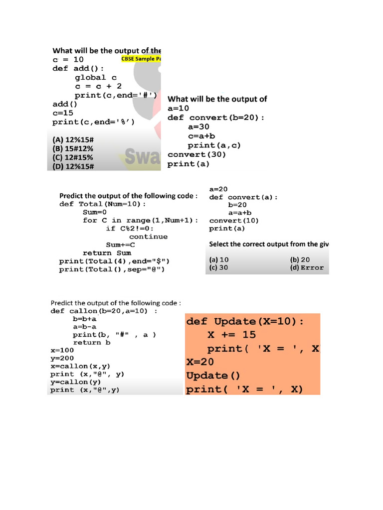Programming Questions | PDF
