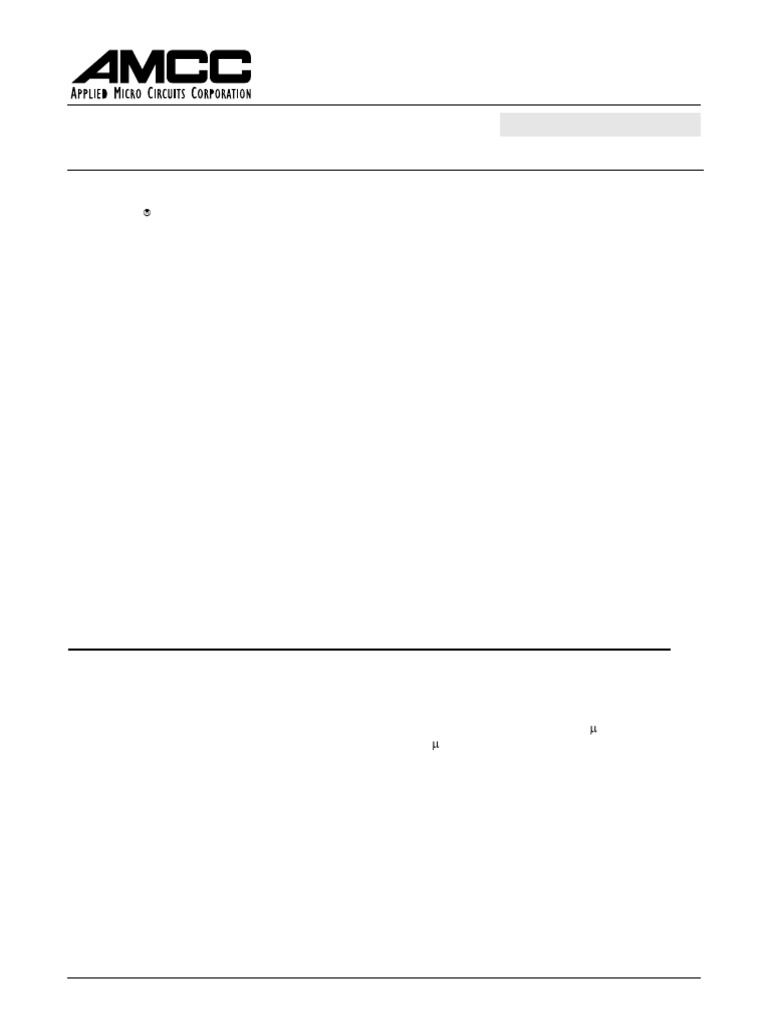Amcc Ppc405gp 3de200c Datasheet | PDF | Microcontroller | Booting