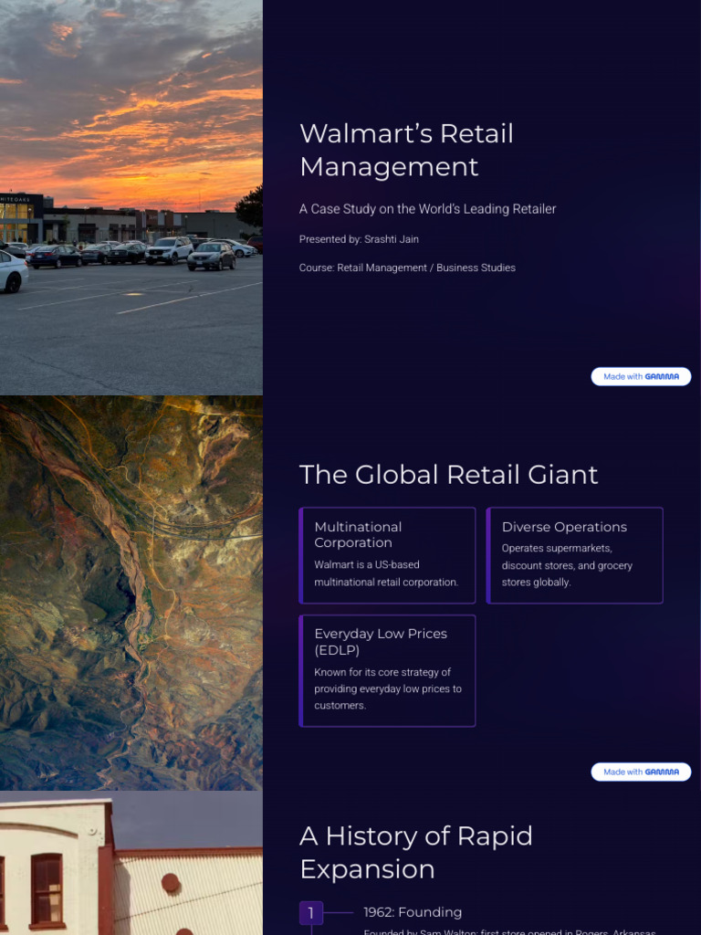Walmarts Retail Management | PDF | Walmart | Market (Economics)