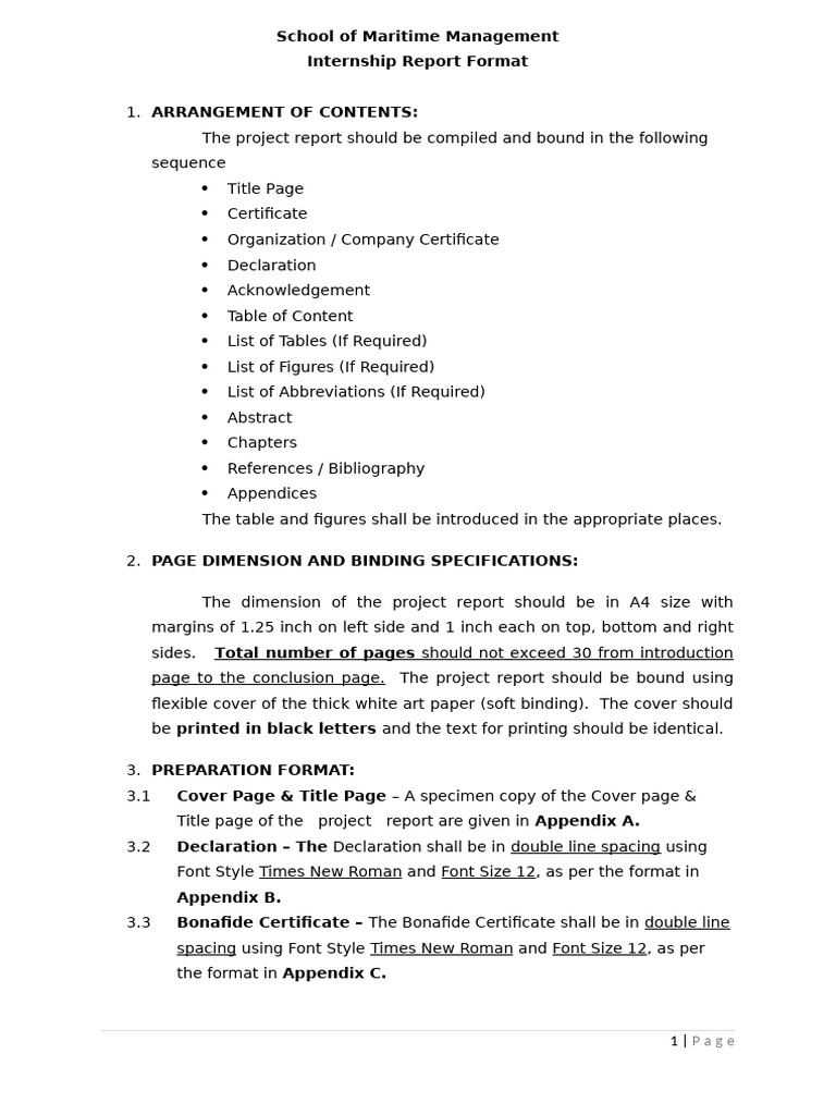 Internship - Report Writing Guidelines | PDF | Methodology