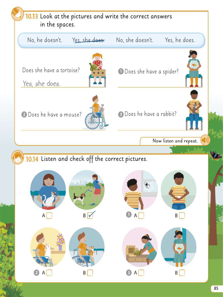 Picture-Based Listening Exercise | PDF