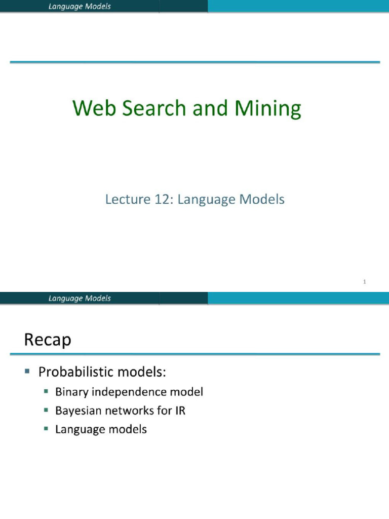 Language Models IR | PDF