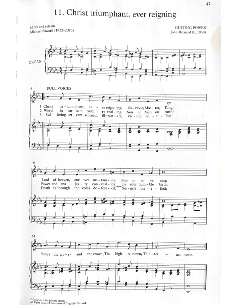 Christ Triumphant Ever Reigning | PDF