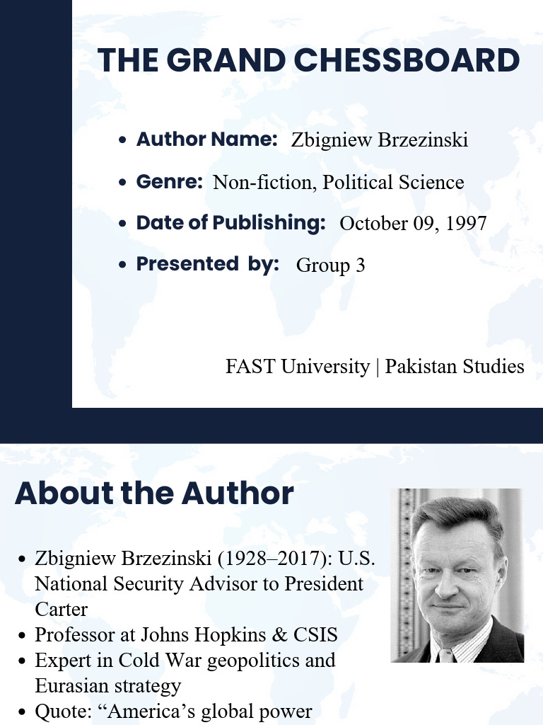 The Grand Chessboard | PDF | Geopolitics | Eurasia