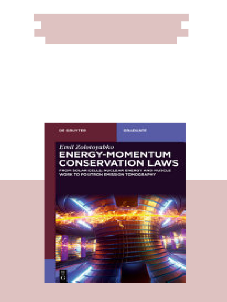 (Ebook) Energy-Momentum Conservation Laws: From Solar Cells, Nuclear ...