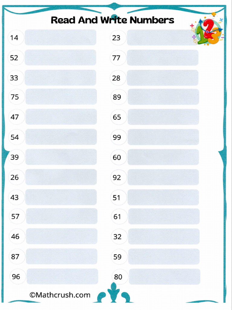 Numbers | PDF