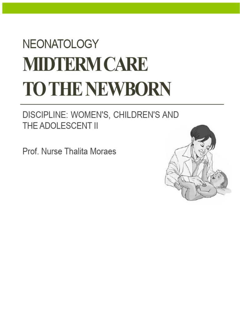 Immediate Newborn Care Guidelines | PDF | Medical Specialties
