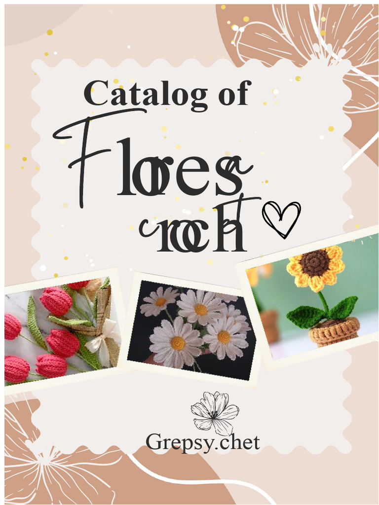 Crochet Flower Catalog | PDF
