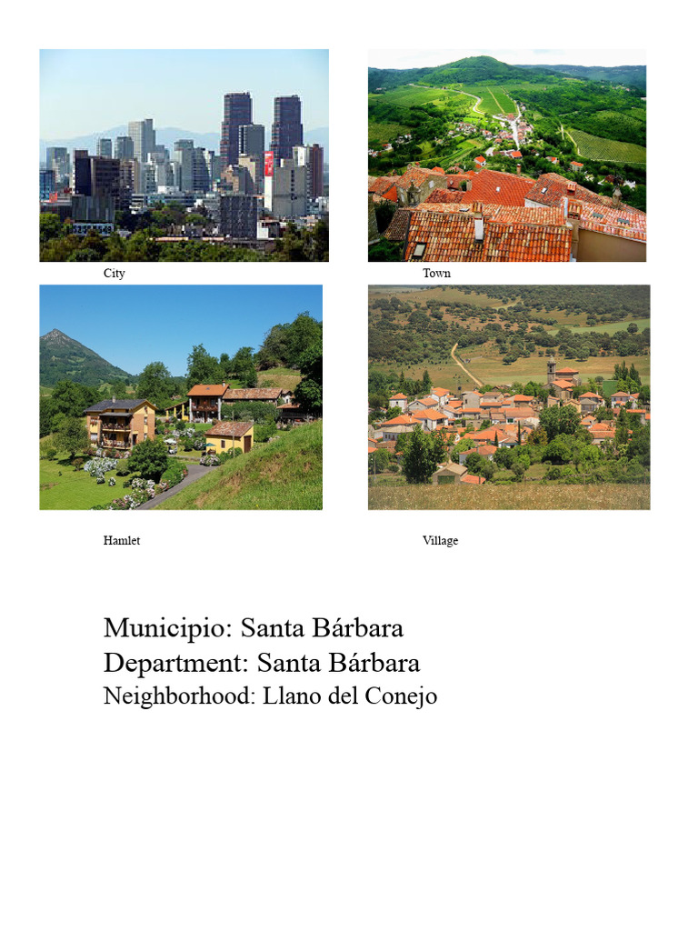 City Town Hamlet | PDF