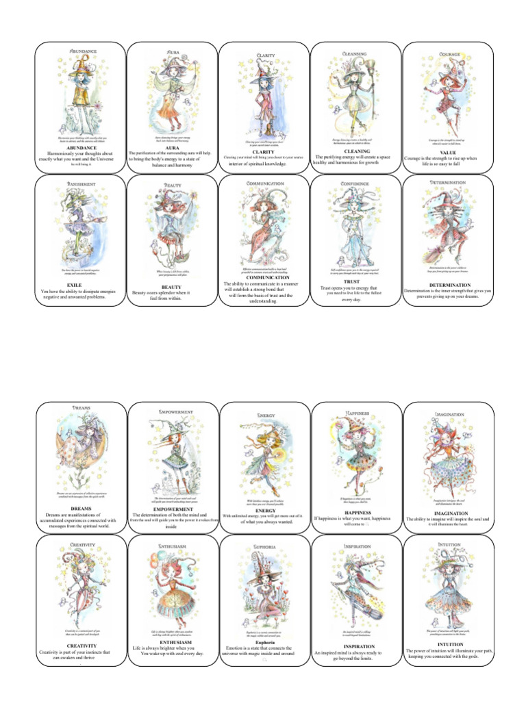 Witchlings' Oracle | PDF | Mind | Well Being