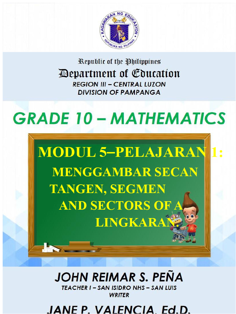 Menggambar Sektor dan Segmen Lingkaran | PDF