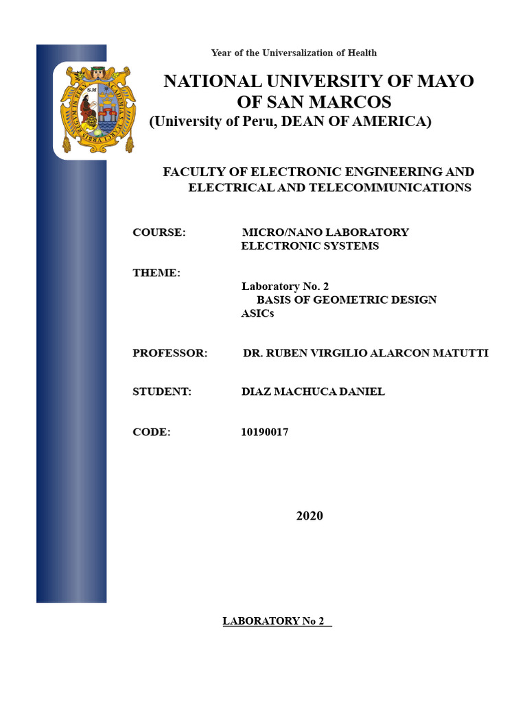 Geometric Design of ASIC Inverter Layout | PDF | Cmos | Mosfet