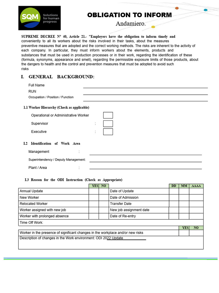 Employer's Duty to Inform Workers | PDF | Sunscreen | Personal ...