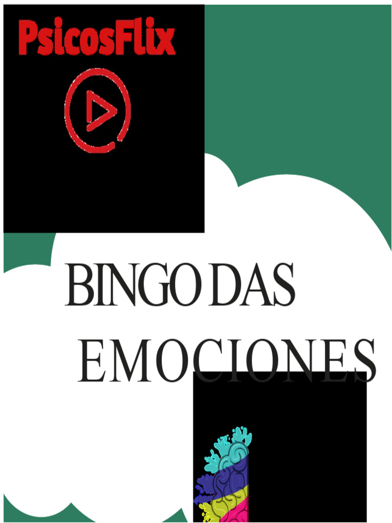 Bingo de las Emociones PsicosFlix | PDF