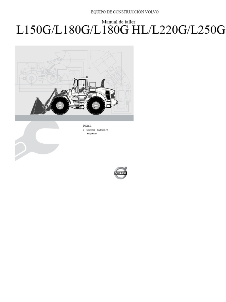 Manual de Taller Volvo L150G-L250G | PDF | Bomba | Motores