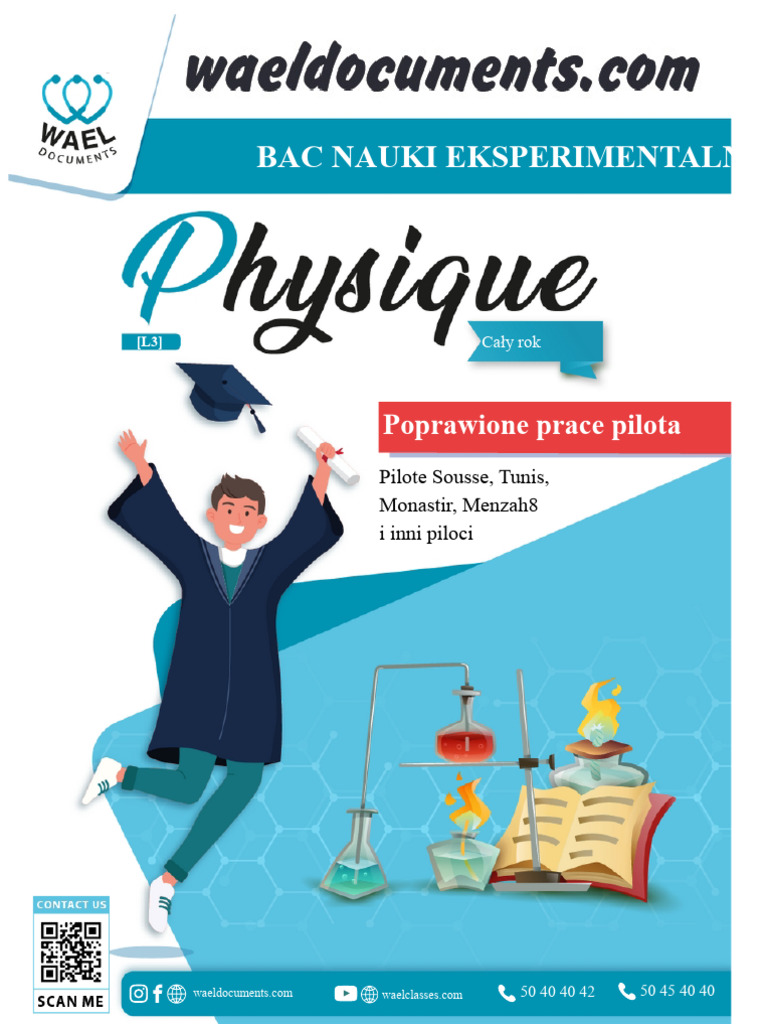 Zadanie fizyczne kontrolne 2 - pilot Sousse poprawione - Waeldocuments.com | PDF