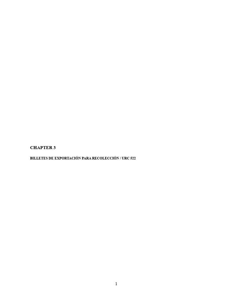 Billetes de Exportación URC 522: Guía Completa | PDF | Bancos | Pagaré