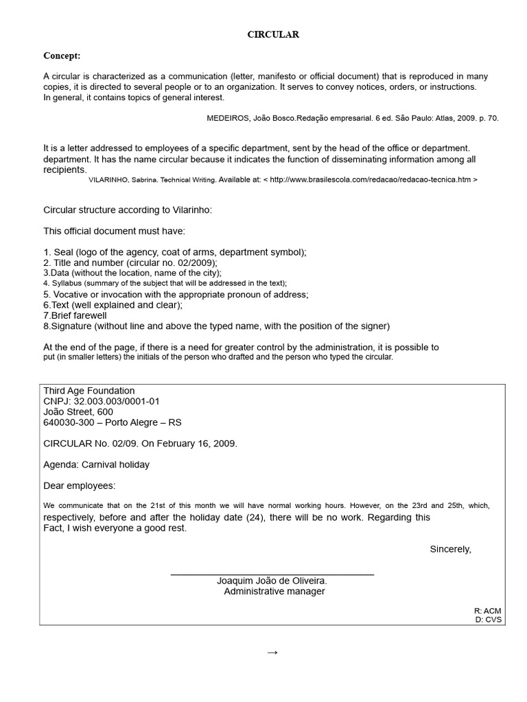 Understanding Circulars in Communication | PDF | Memorandum