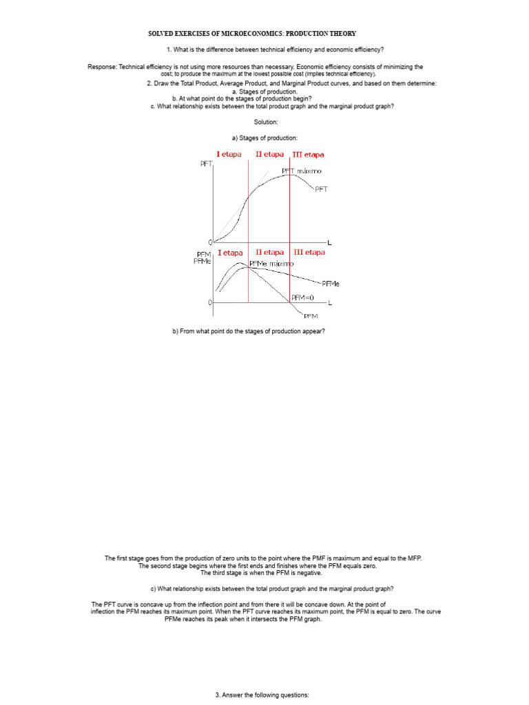 PDF Solved Exercises of Microeconomics | PDF | Average Cost | Marginal Cost