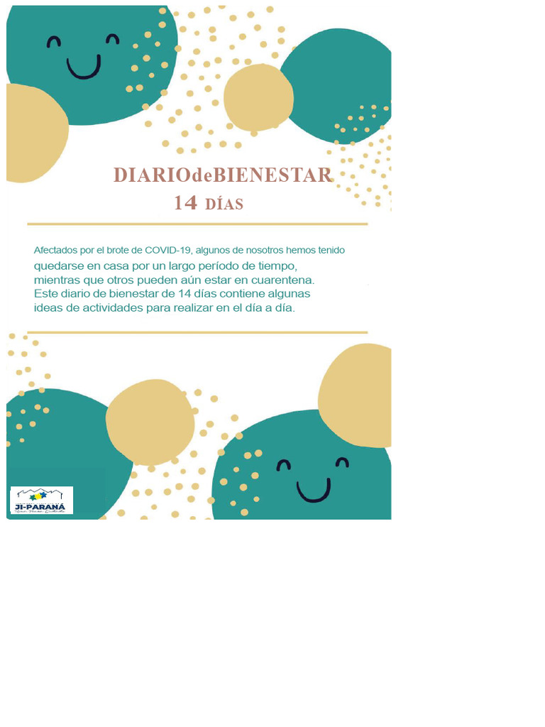 Diario de Bienestar: 14 Días de Autocuidado | PDF | Humor | Las emociones