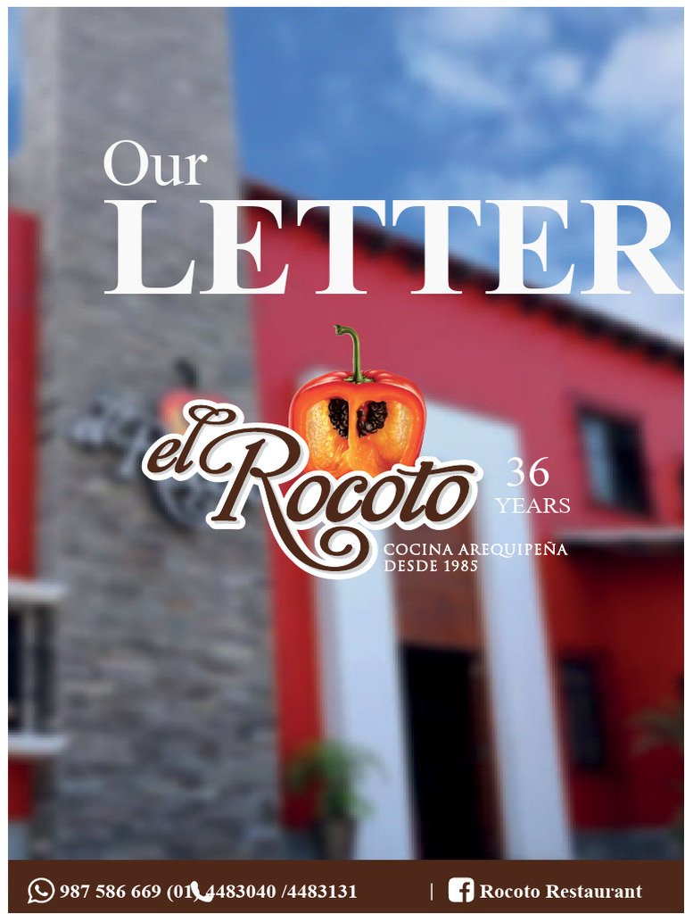 Rocco Letter RRSS | PDF | Food And Drink Preparation | Cuisine Of The ...