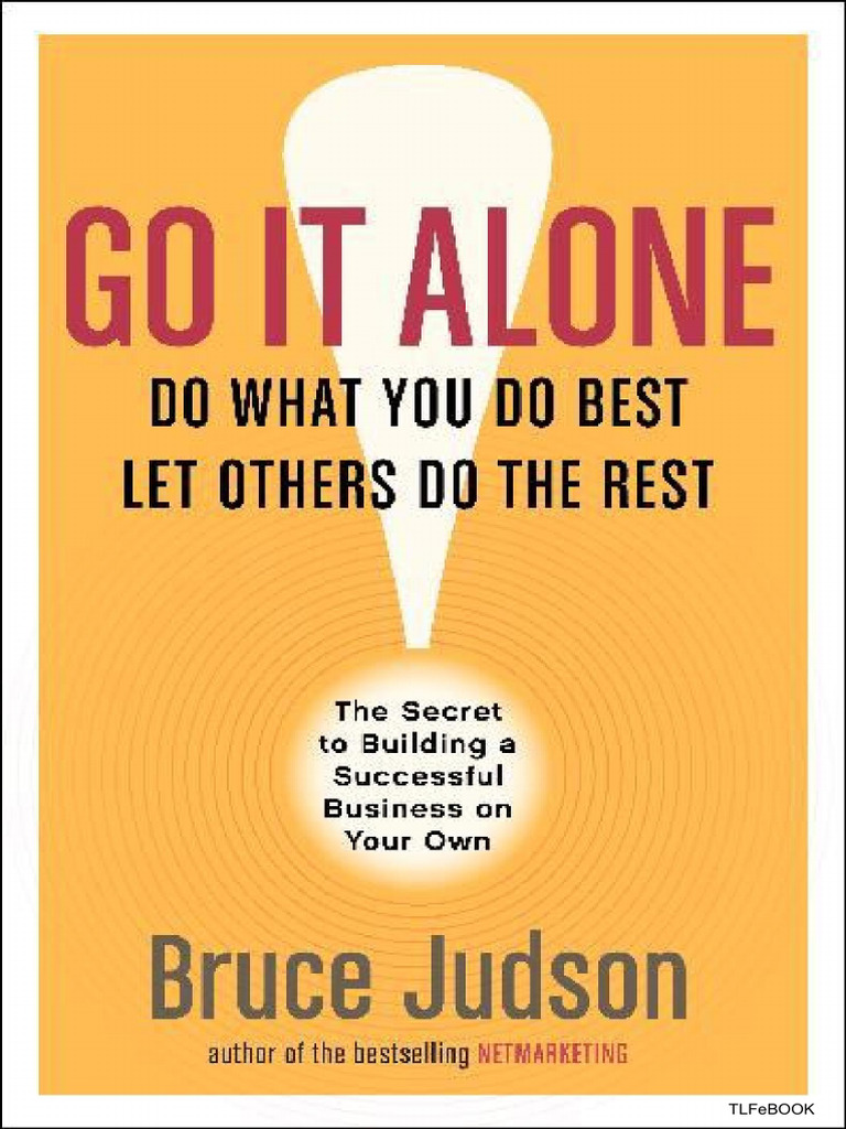 Go It Alone! (2004) | PDF | Business | Entrepreneuriat