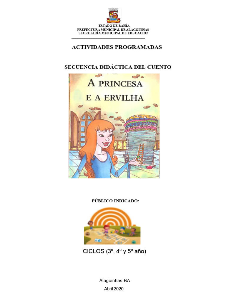 Cuento 3º, 4º y 5º Año: La Princesa y El Guisante | PDF