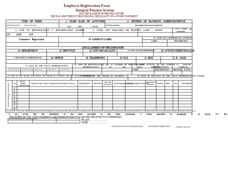 AFP Employer Registration Form | PDF | Justice | Crime & Violence