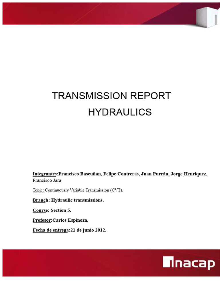 Understanding Continuously Variable Transmissions | PDF | Belt ...