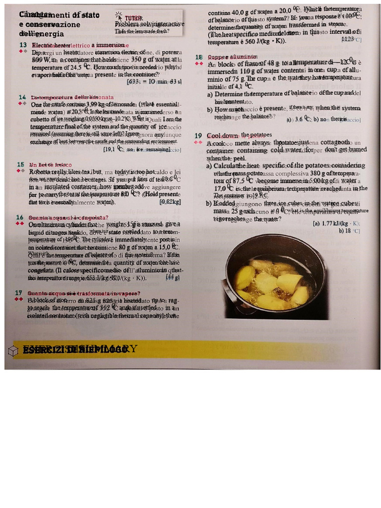 State Change Exercises | PDF | Water | Heat