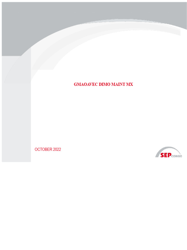 Presentation Dimo Maint Rev00 | PDF | Microsoft Excel | Performance ...