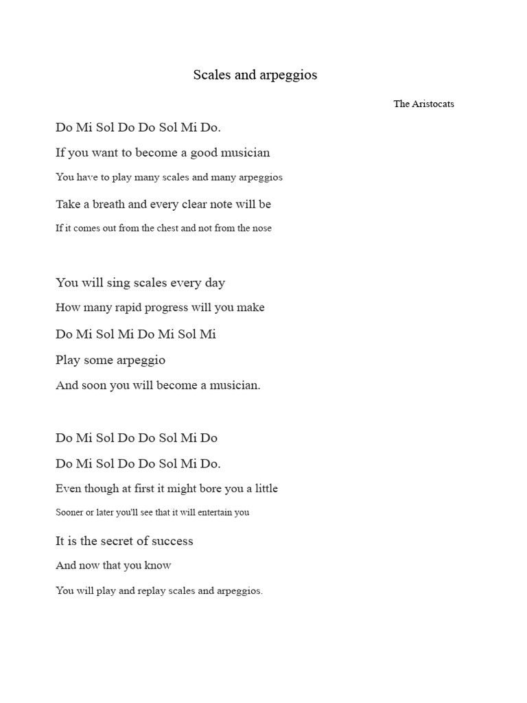Disney Song Lyrics | PDF